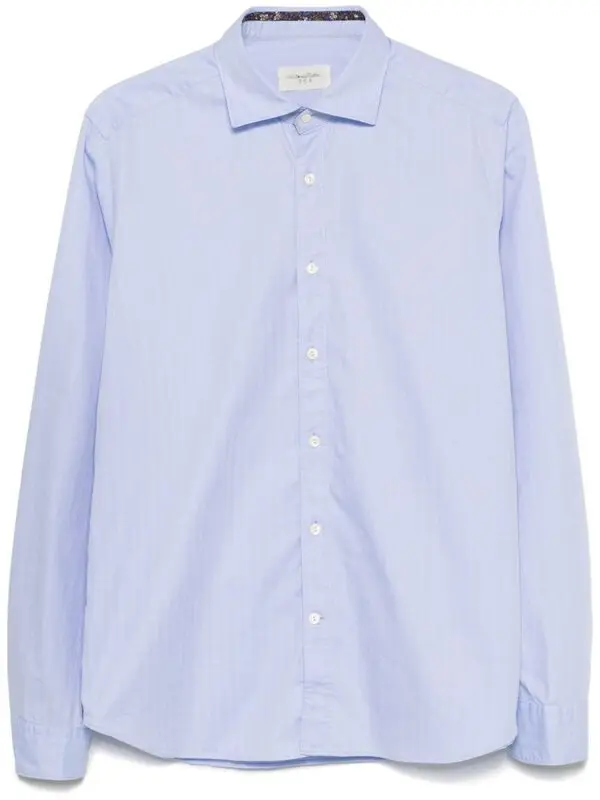 TINTORIA MATTEI 954 Herringbone Shirt