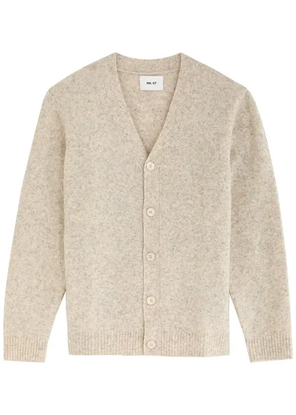 Nn07 John Wool-blend Cardigan - Beige