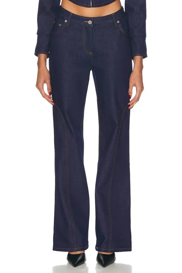 MIMCHIK High-rise Bootcut Jeans