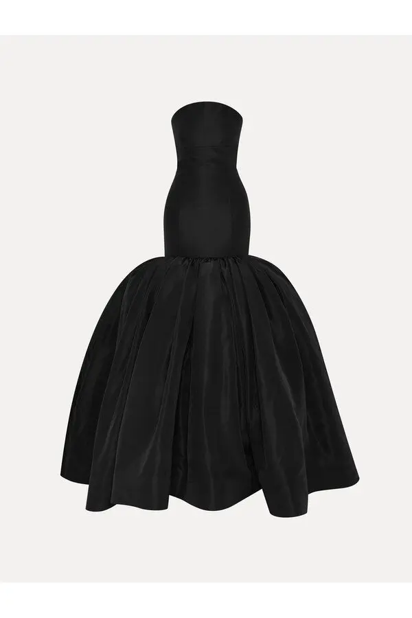 Oscar De La Renta Silk Faille Mermaid Gown