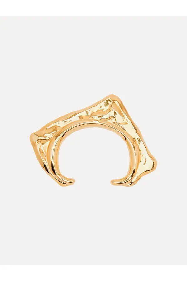 Oscar De La Renta Abstract O Cuff Bracelet - Natural