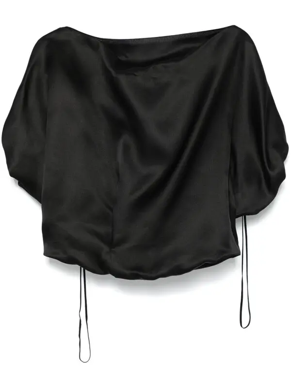 Khaite Niles Blouse - Black 200