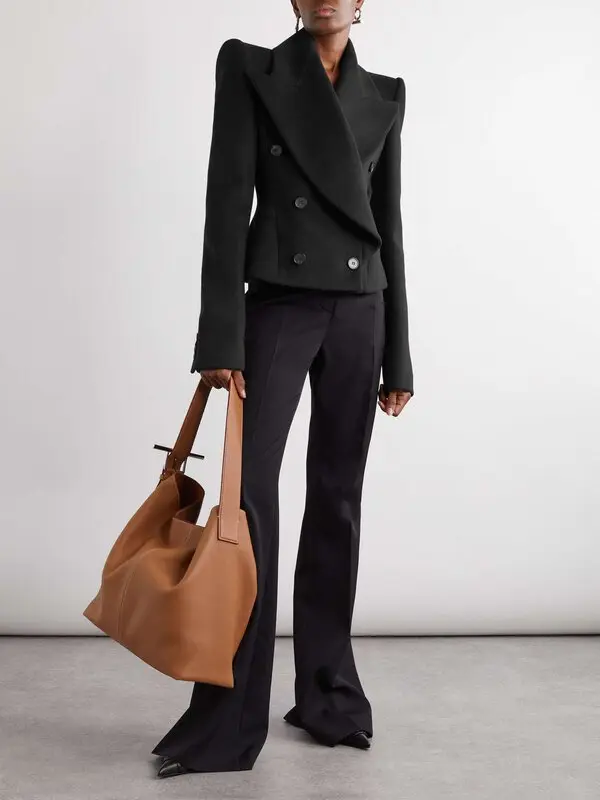 Alexander McQueen Double-breasted Wool And Cashmere-blend Blazer