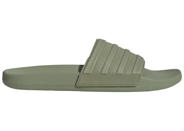 Adidas Adilette Comfort Slides - Tent Green