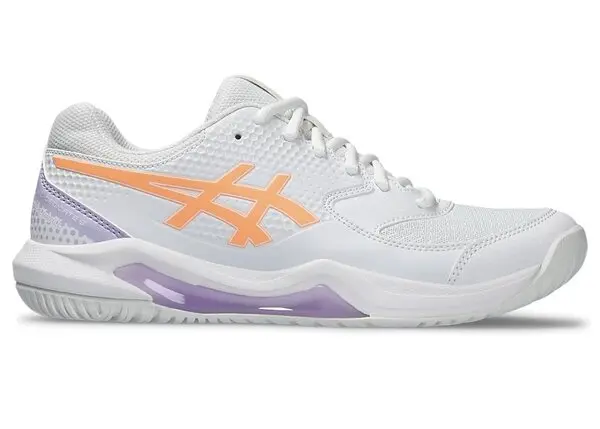 Asics Gel-dedicate 8 Pickleball Sneakers - White/bright Sunstone