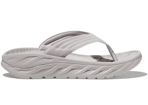 Hoka One One Ora Recovery Flip - Lunar Rock/white