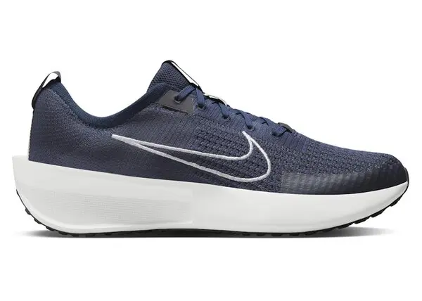 Nike Interact Run Athletic Sneakers - College Navy Blue/gridiron/white