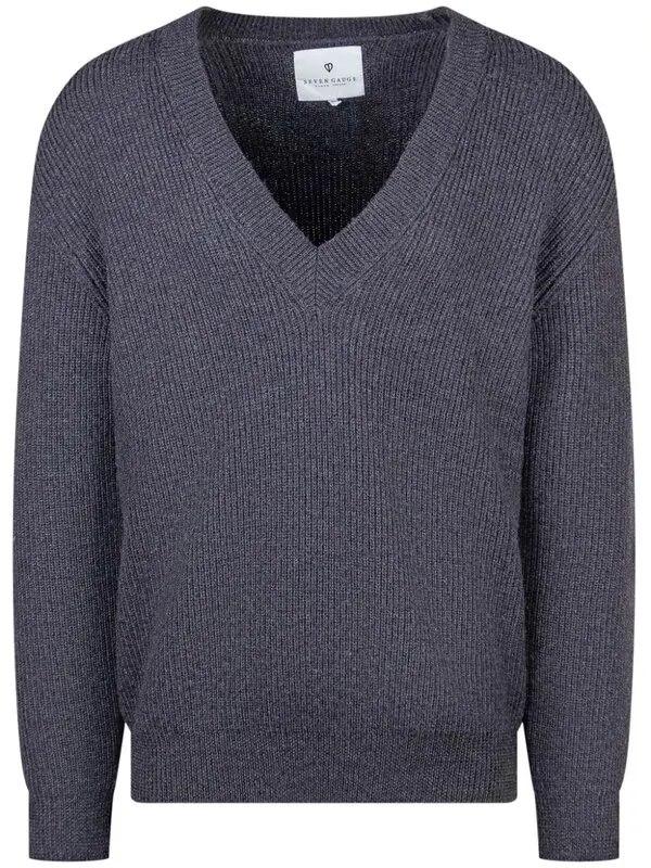 SEVEN GAUGE Knitted Jumper - Grey