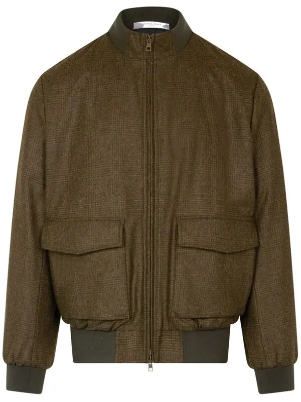 Boglioli Wool Bomber Jacket - Green