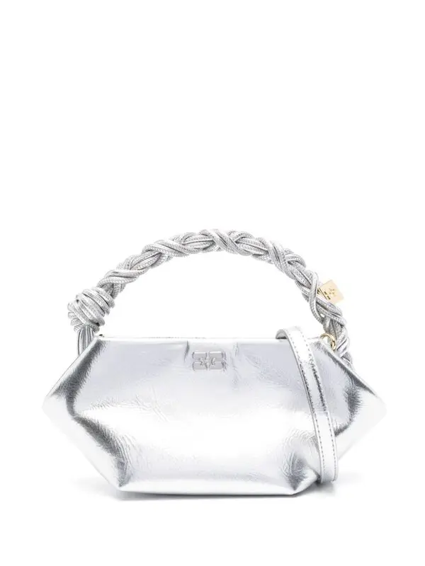 GANNI Bou Mini Bag - Silver