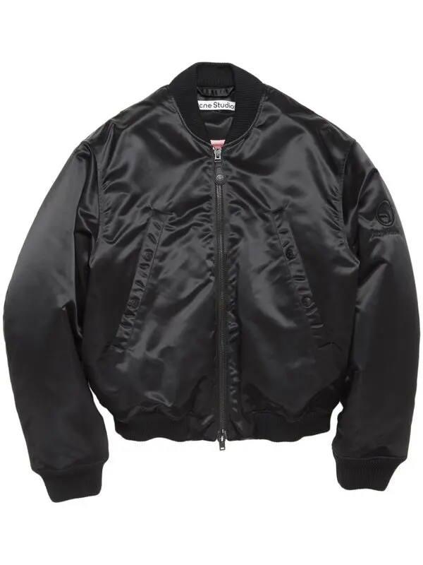 Acne Studios Down Bomber Jacket - Black