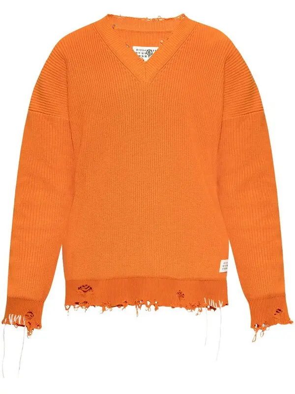 MAISON MARGIELA Numbers-motif Jumper