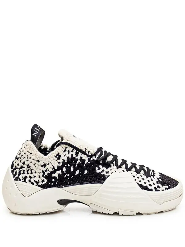 LANVIN Flash Knit Sneakers - White
