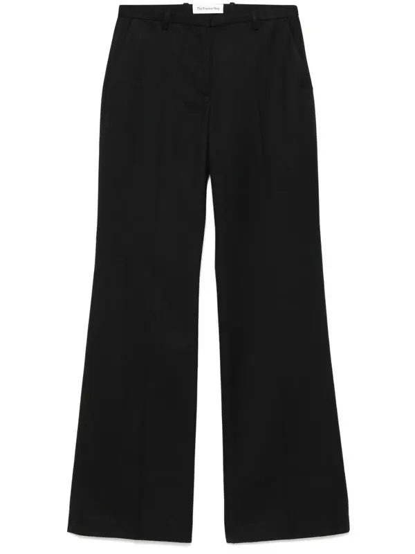 THE FRANKIE SHOP Lyra Suiting Flared Pants - Black