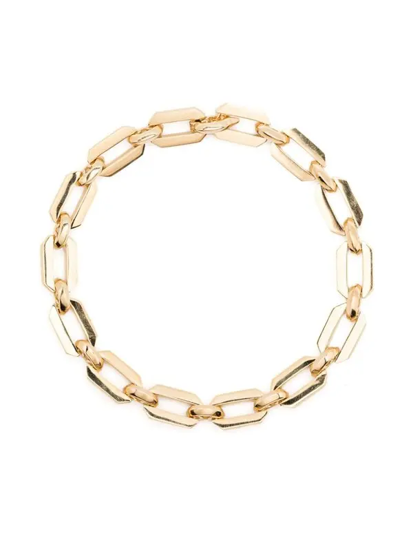Shay 18k Yellow Geo Link Bracelet