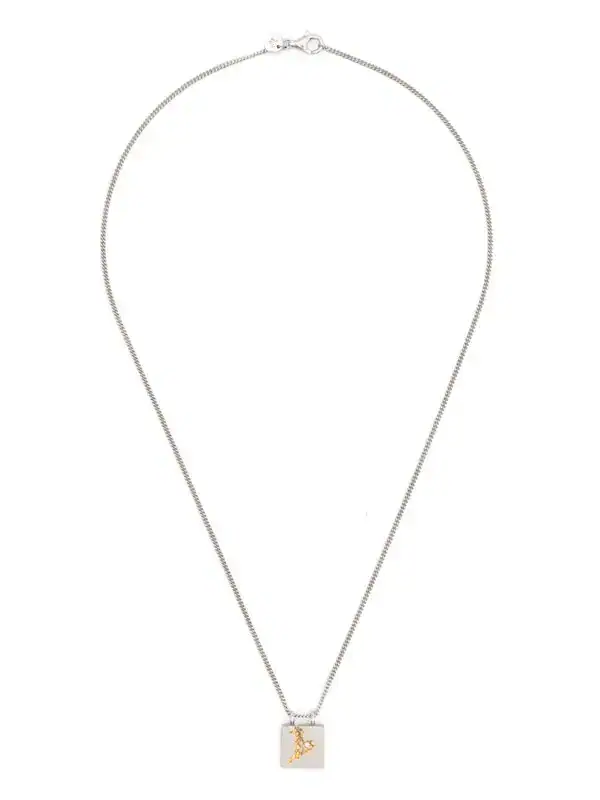 Tom Wood Mined Pendant Necklace In Silver - 20% Off | Editorialist