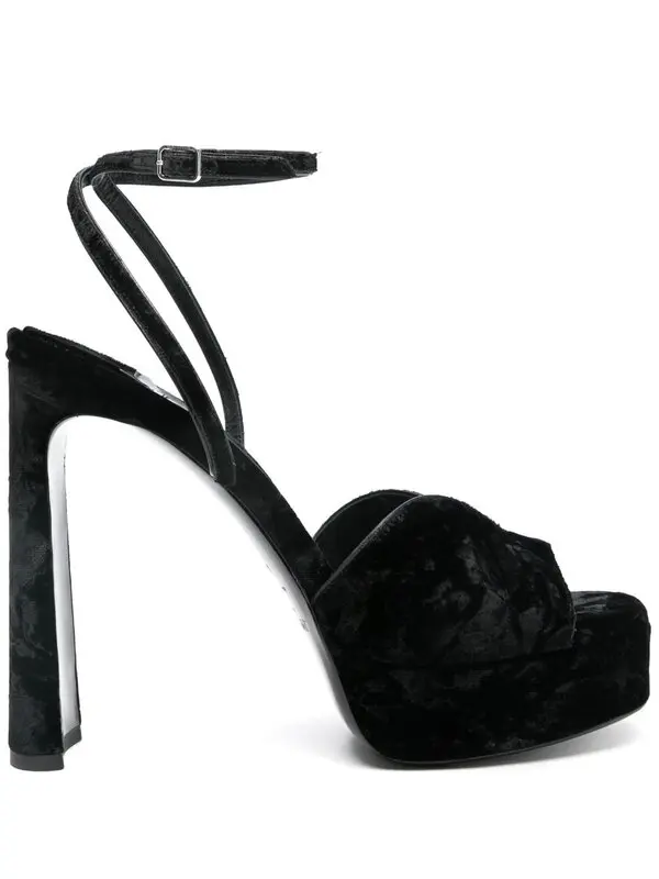 JIMMY CHOO 125mm Karli Sandals - Black