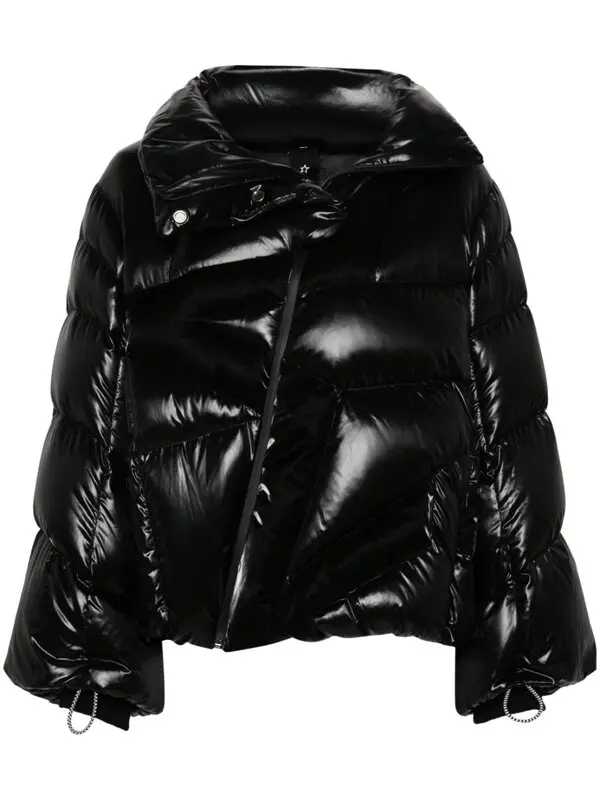 Perfect Moment Quilted Zipped Jacket - Black