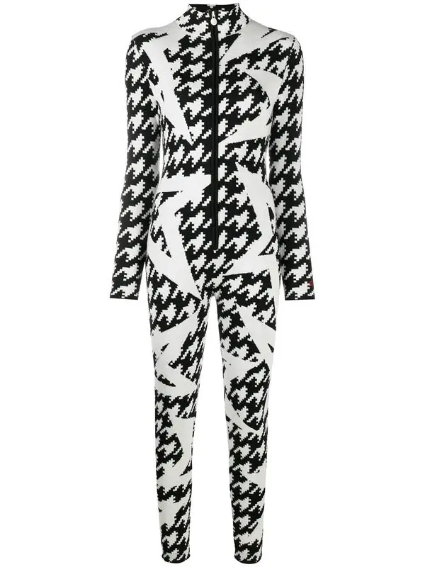 Perfect Moment Houndstooth Ski Jumpsuit