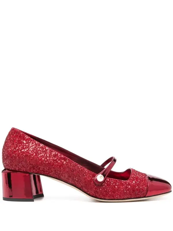 JIMMY CHOO 45mm Elisa Pumps - Red