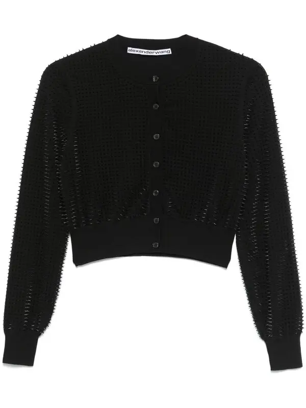 Alexander Wang Spike-studded Cardigan