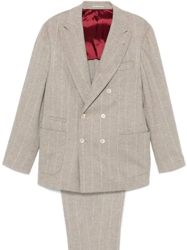 Brunello Cucinelli Pinstripe Suit