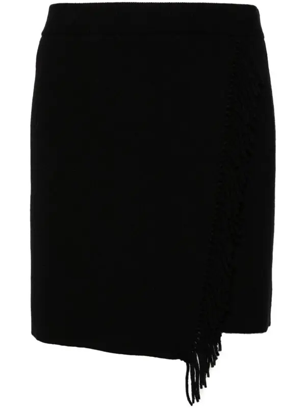 LISA YANG Fringe Wrap Skirt