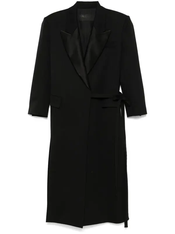 Valentino Garavani Tied Long Coat