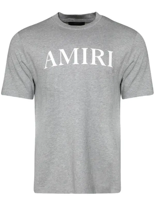 Amiri Logo-print T-shirt - Grey