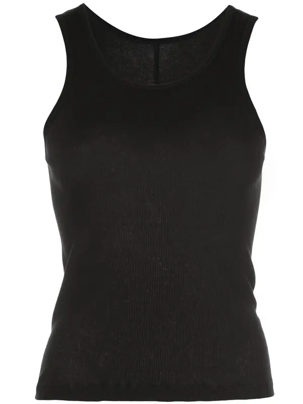 Wardrobe.NYC Ribbed Tank Top - Black