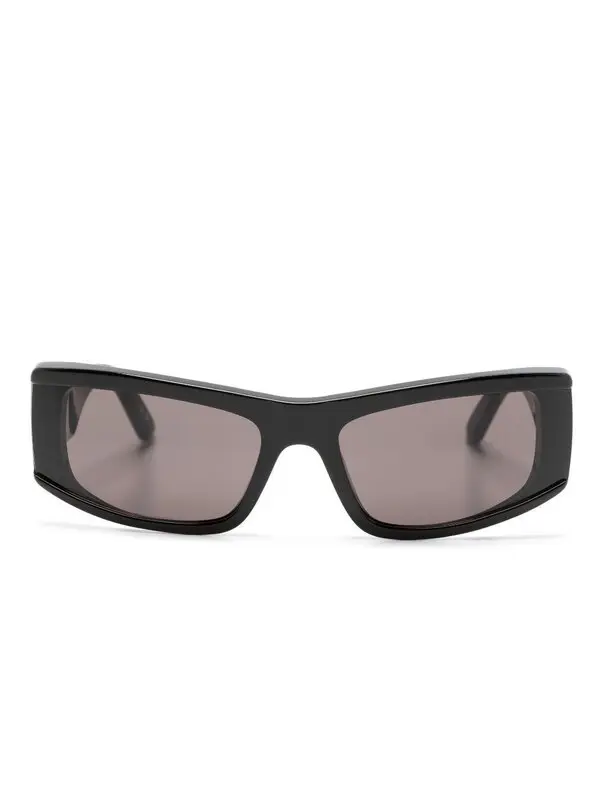 Balenciaga Logo Rectangular-frame Sunglasses