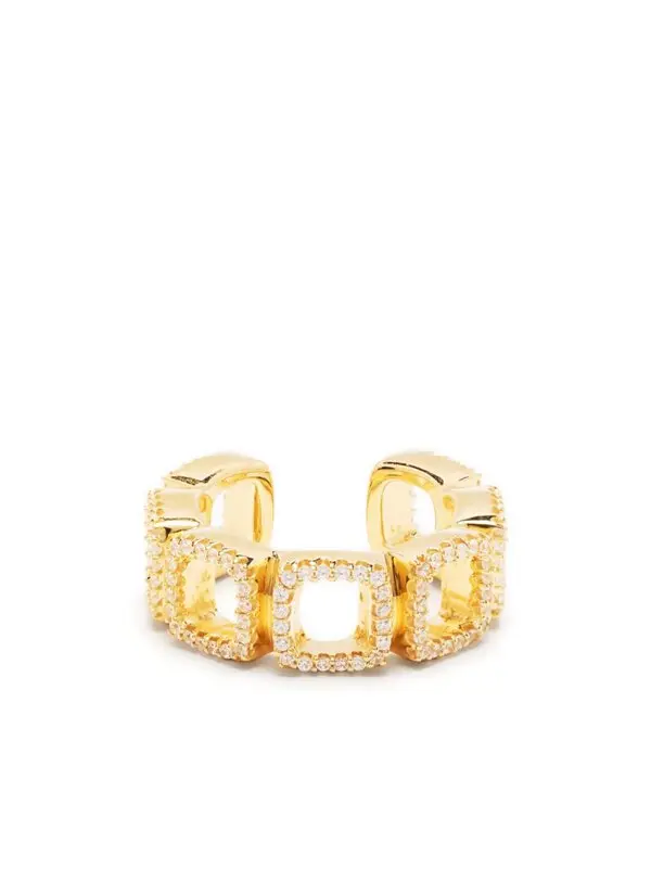 Tom Wood 9k Yellow -plated Crystal Ear Cuff