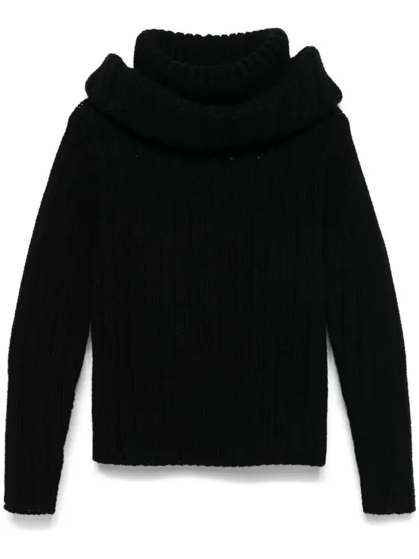 Alexander McQueen Oversized-collar Jumper
