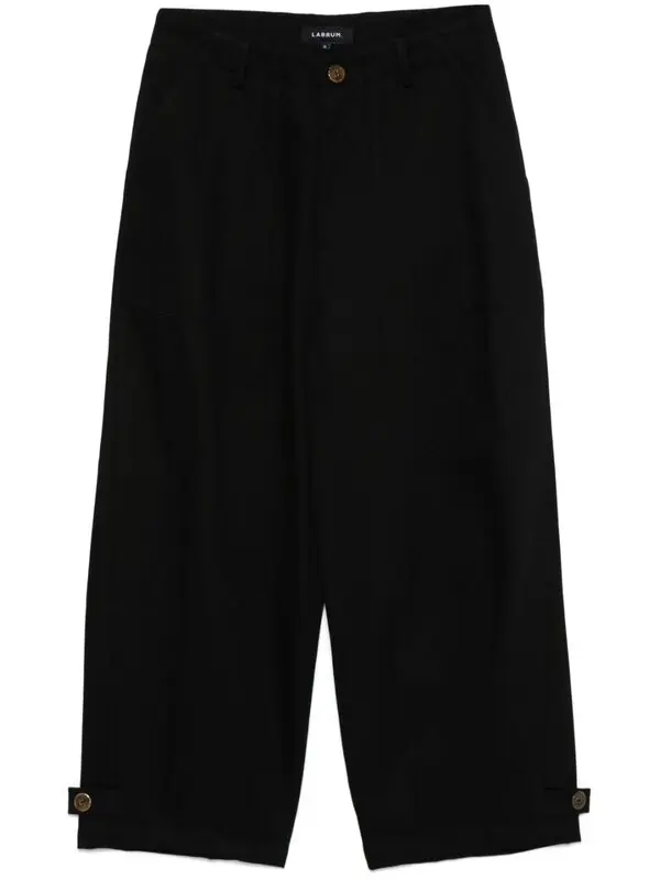 LABRUM Appliqué Loose Jeans