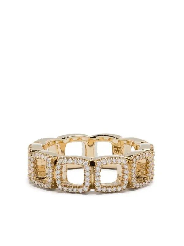 Tom Wood 9k Yellow Crystal Ring
