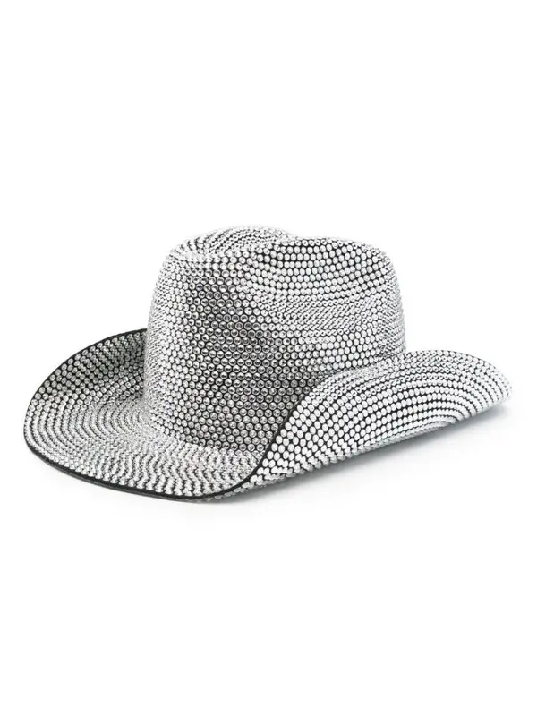 Ruslan Baginskiy Crystal-embellished Cowboy Hat
