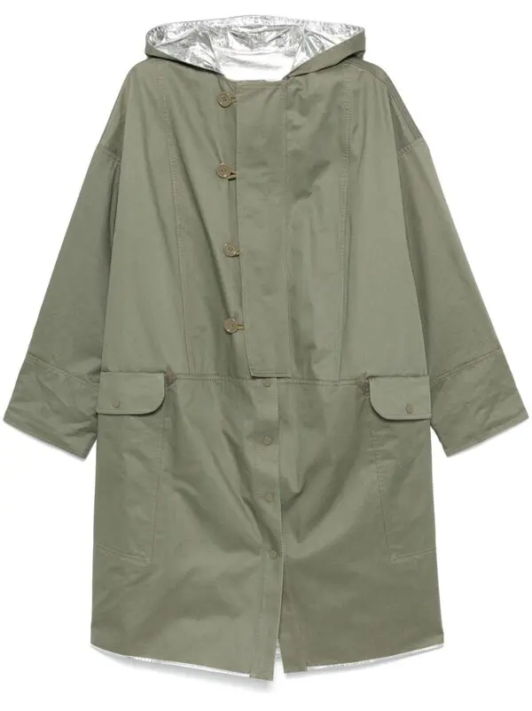 Rabanne Reversible Cotton Parka Coat