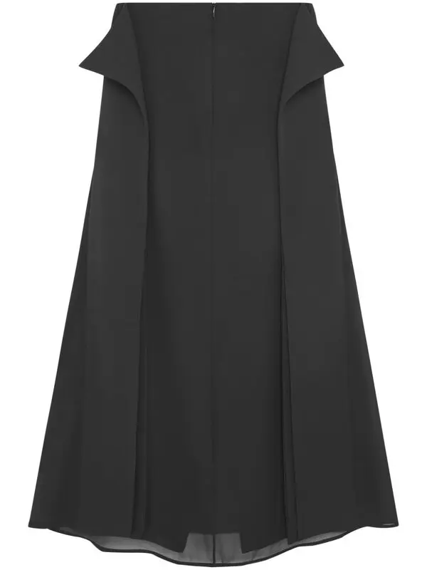 16Arlington Layered Midi Skirt