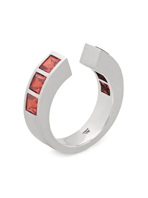 Tom Wood Continuity Garnet Ring