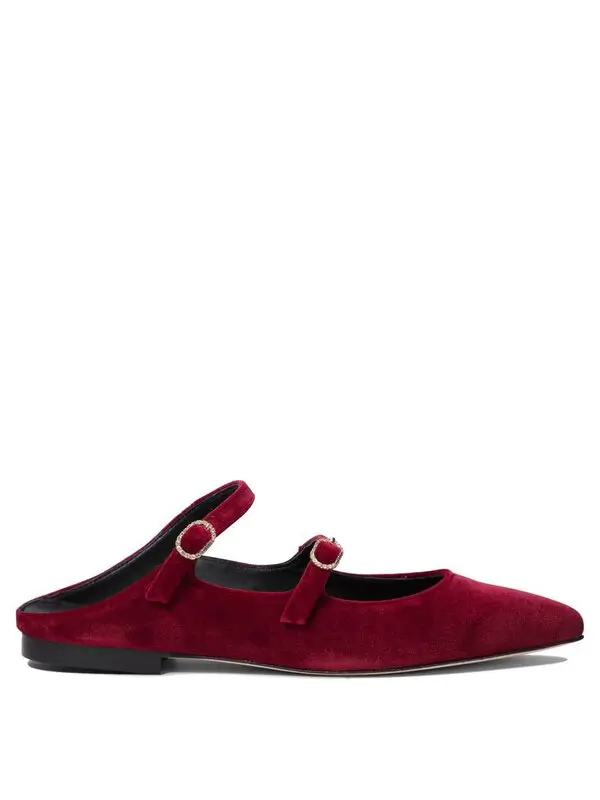 AMATO DANIELE Velvet Loafer - Red
