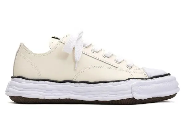 Mihara Yasuhiro Peterson 23 Og Sole Leather Low Sneakers - White