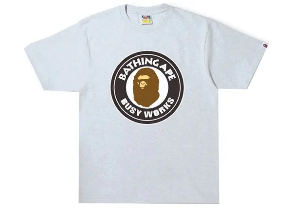 BAPE Busy Works Tee Shirt - Gray
