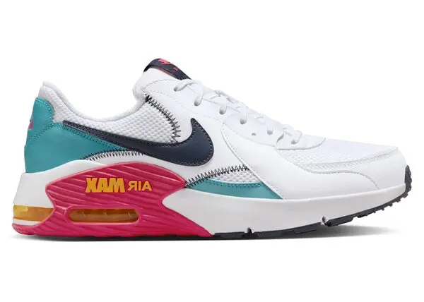 Nike Air Max Excee Sneakers - White/dusty Cactus/laser Orange