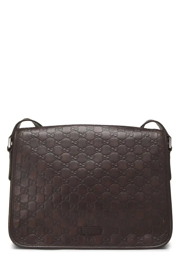 Gucci Guccissima Flap Messenger