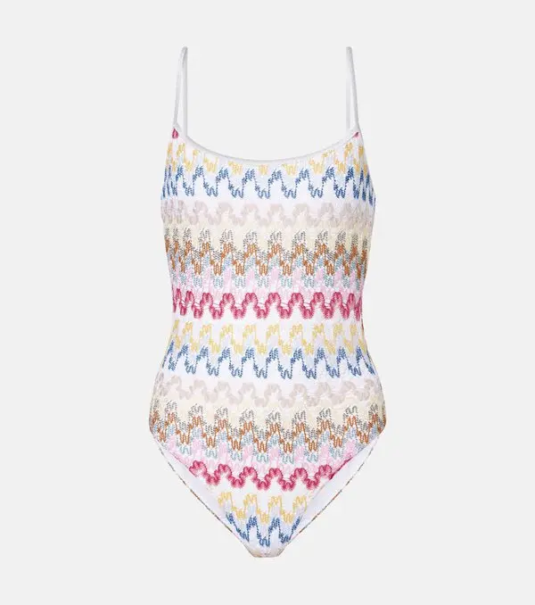 Missoni Lamé One-piece Swimsuit - Multicoloured