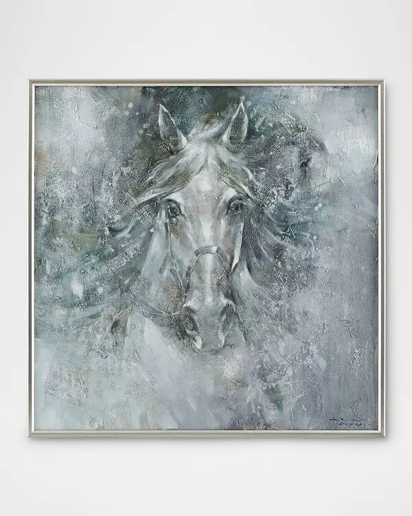 JOHN-RICHARD COLLECTION Starlit Stallion" Original Painting Lm Zhou