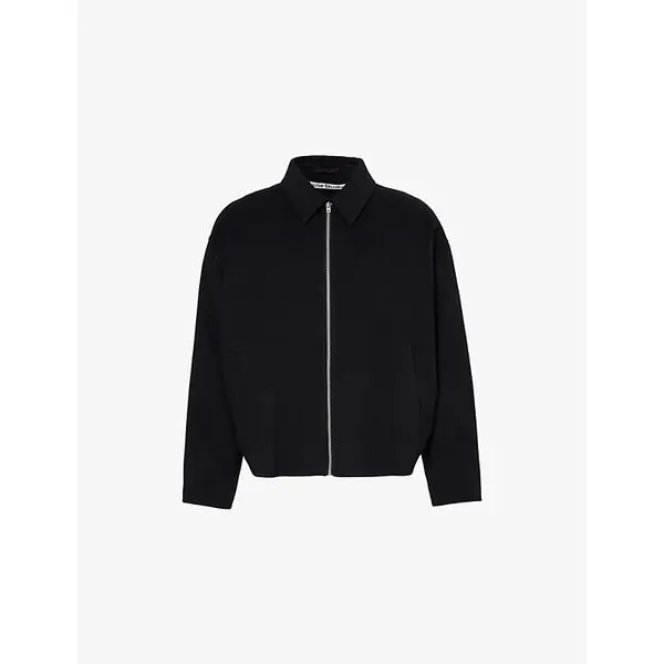 Acne Studios Doverio Zip-front Wool-felt Jacket