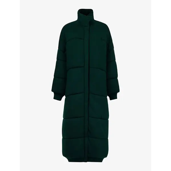 LEEM High-neck Relaxed-fit Quilted Knitted Farwa