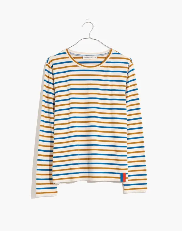 Madewell X Kule Striped Long-sleeve T-shirt