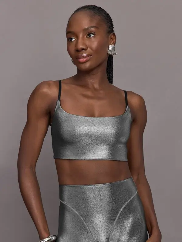 Carbon38 Liquid Metallic Scoop Bra